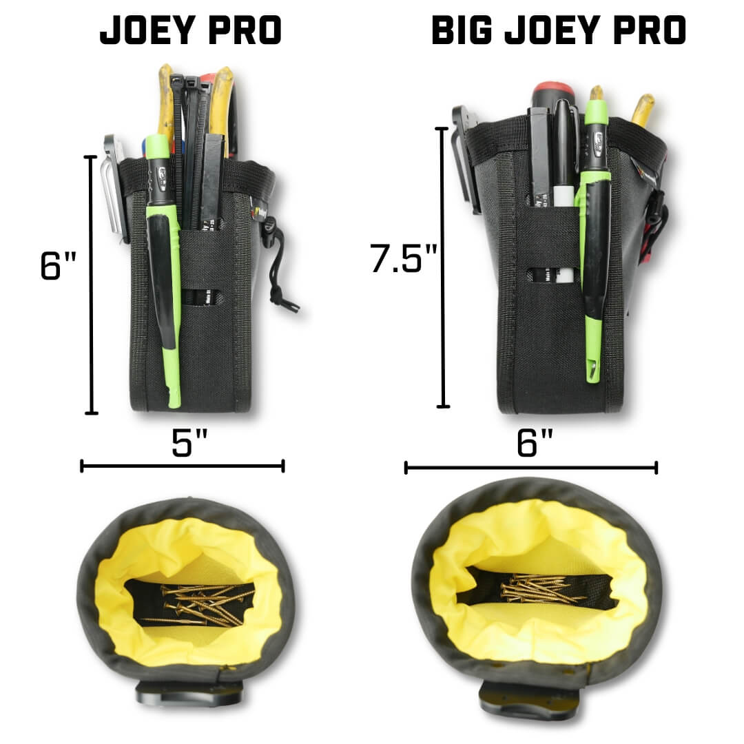 Joey Pouch Pro | Clip-On Tool & Hardware Pouch – Holstery