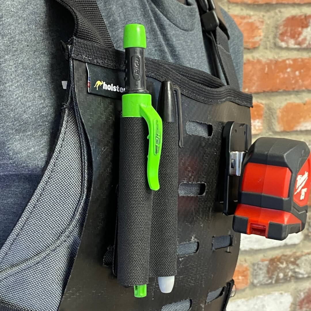 Double Barrel | Pen, Marker, Tool Loops For Belt or ModSlots – Holstery