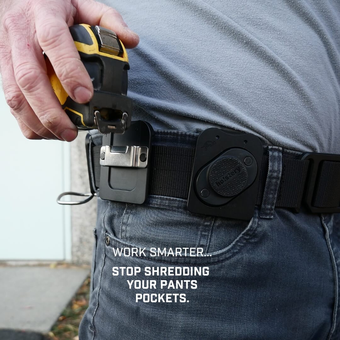 TapeMaster Pro | Clip-On Tape Measure Holster – Holstery